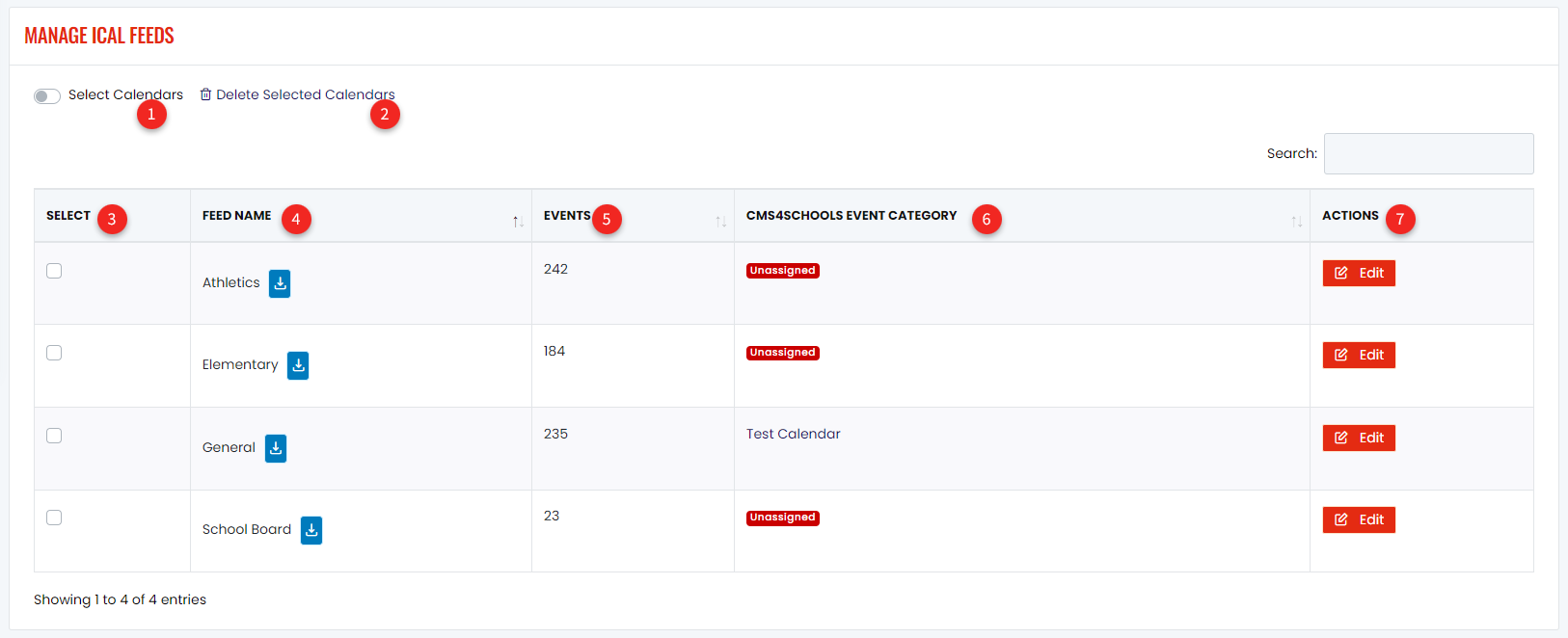 Calendar: iCal Feeds – CMS4Schools